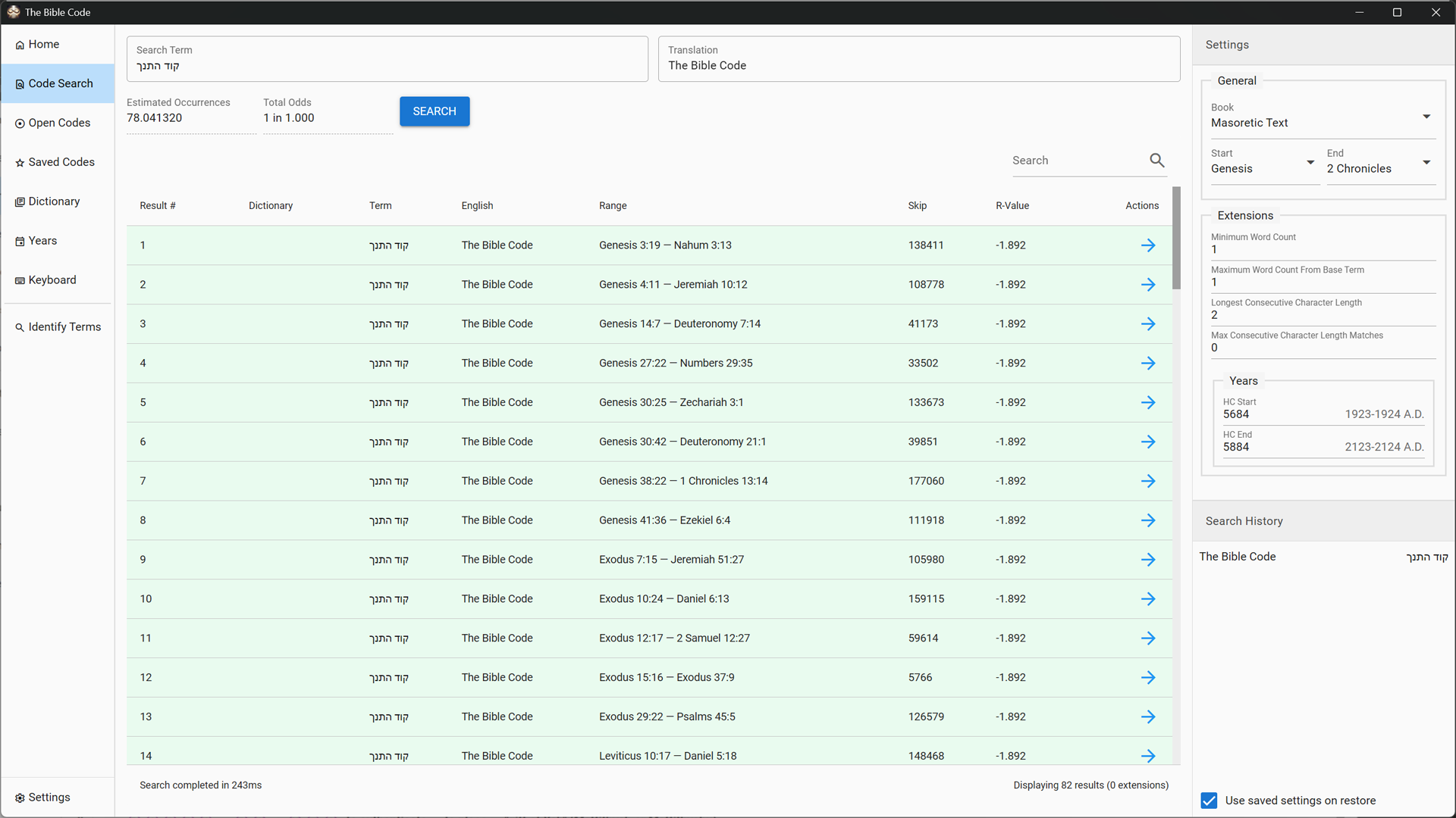 The Bible Code: Discover Hidden Messages